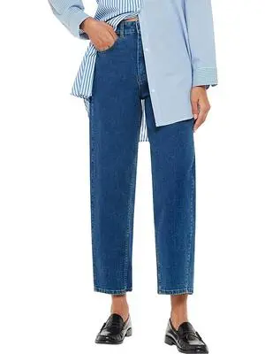 Whistles - High Waist Straight Barrel Jeans