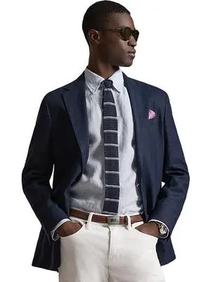 Polo Ralph Lauren Linen Polo Slim Fit Sportcoat - Dark Navy