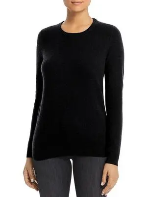 Bloomingdale'S C By Bloomingdale's Crewneck Cashmere Sweater Black