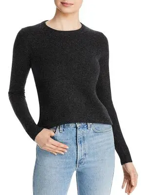 Bloomingdale'S C By Bloomingdale's Crewneck Cashmere Sweater Dark Gray