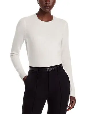 Bloomingdale'S C Crewneck Cashmere Sweater - Ivory