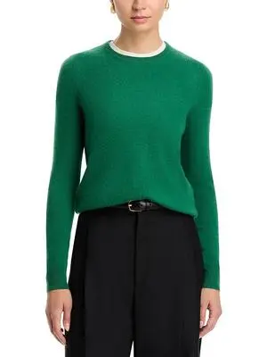 Bloomingdale'S C Crewneck Cashmere Sweater - Ivy