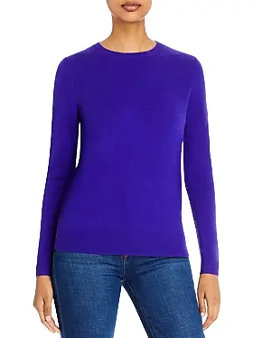 Bloomingdale'S C By Bloomingdale's Crewneck Cashmere Sweater Jam