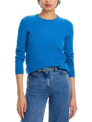 Bloomingdale'S C By Bloomingdale's Crewneck Cashmere Sweater Lagoon