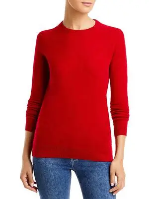 Bloomingdale'S C Crewneck Cashmere Sweater - Scarlett