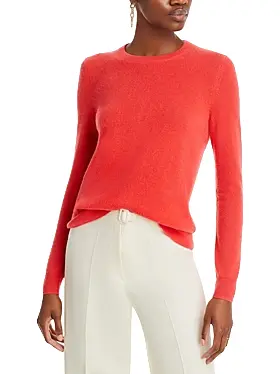 Bloomingdale'S C By Bloomingdale's Crewneck Cashmere Sweater Sienna