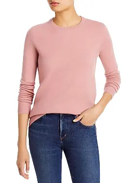 Bloomingdale'S C By Bloomingdale's Crewneck Cashmere Sweater Tea