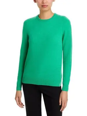 Bloomingdale'S C Crewneck Cashmere Sweater - Varsity Green