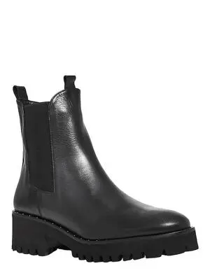 Freda Salvador Brooke Waterproof Chelsea Boots - Black Calf
