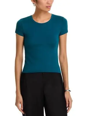 Majestic Filatures Majestic Filatures Crewneck Tee Bleu