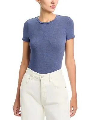 Majestic Filatures Majestic Filatures Crewneck Tee Blue D