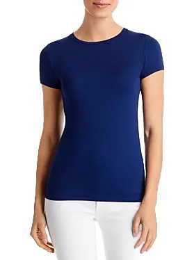 Majestic Filatures Majestic Filatures Crewneck Tee Saphir