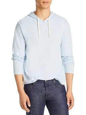Vince Slub Popover Hoodie - Shirting Blue