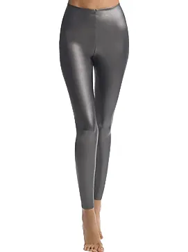Commando Perfect Control Faux Leather Leggings Pewter