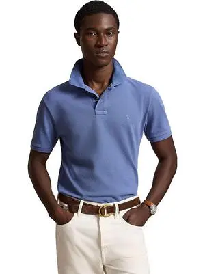 Polo Ralph Lauren Polo Ralph Lauren Slim Fit Mesh Polo Shirt Carson Blue