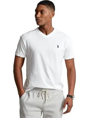 Polo Ralph Lauren Classic Fit V-neck Tee - White