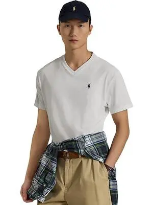 Polo Ralph Lauren Classic Fit V-neck Tee White