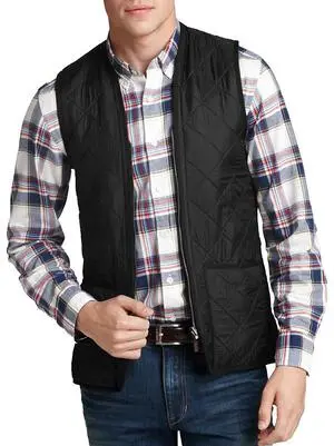 Barbour Polarquilt Waistcoat Zip In Liner - Black