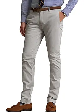 Polo Ralph Lauren Stretch Slim Fit Chinos Soft Grey