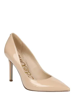 Sam Edelman Sam Edelman Hazel High Heel Pumps Beige Blush Patent Leather