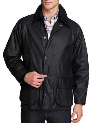 Barbour Classic Bedale Waxed Cotton Jacket Black