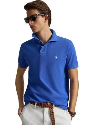 Polo Ralph Lauren Classic Fit Mesh Polo Shirt New Iris Blue