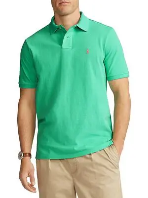 Polo Ralph Lauren Classic Fit Mesh Polo Shirt - Sunset Green