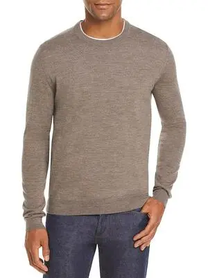 Bloomingdale'S Merino Wool Crewneck Sweater - Ash
