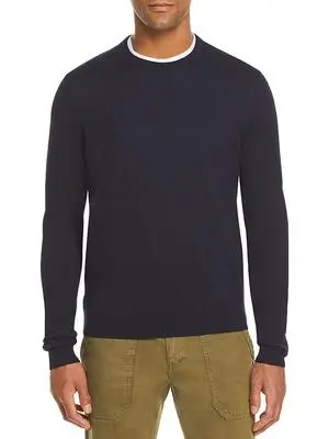 Bloomingdale'S Merino Wool Crewneck Sweater - Navy