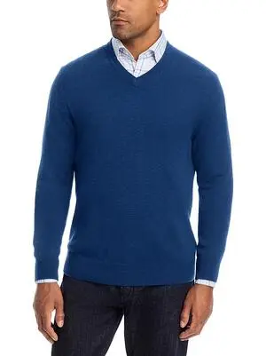 Bloomingdale'S Cashmere V-neck Pullover - Blueprint