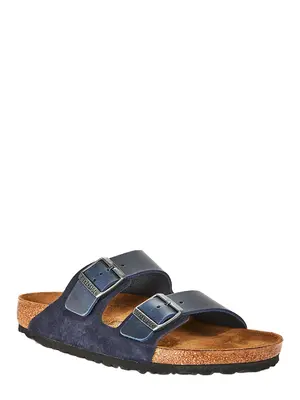 BIRKENSTOCK Arizona Slide Sandals Dark Blue