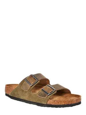 BIRKENSTOCK Arizona Slide Sandals Hunter Green