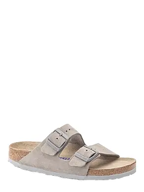 BIRKENSTOCK Arizona Slide Sandals Light Gray