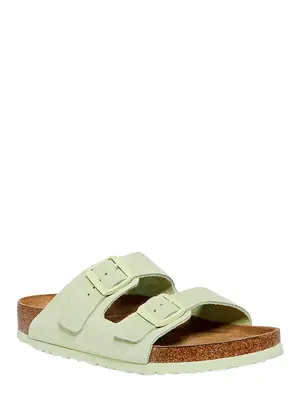 BIRKENSTOCK Arizona Slide Sandals Light Green