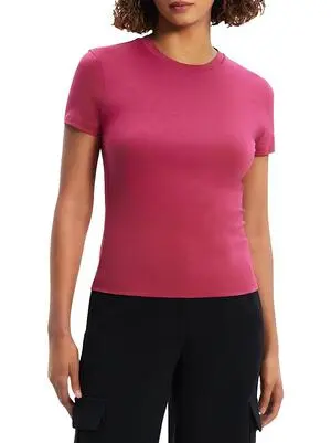 Theory Theory Apex Tiny Tee Deep Rose