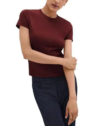 Theory Theory Apex Tiny Tee Grenache