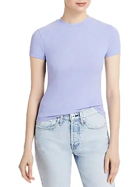 Theory Theory Apex Tiny Tee Soft Lilac