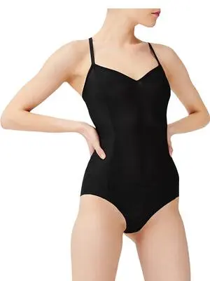 ITEM M6 All Mesh Shape Low Back Bodysuit - Black