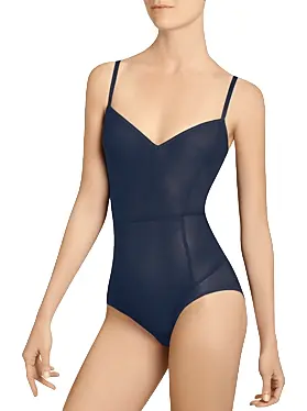 ITEM M6 All Mesh Shape Low Back Bodysuit Moonlight