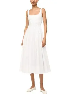 Staud Wells Dress - White