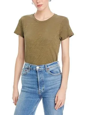 ATM Anthony Thomas Melillo Schoolboy Crewneck Tee - Army