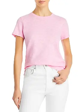 ATM Anthony Thomas Melillo ATM Anthony Thomas Melillo Schoolboy Crewneck Tee Azalea