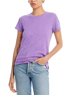 ATM Anthony Thomas Melillo ATM Anthony Thomas Melillo Schoolboy Crewneck Tee Bellflower