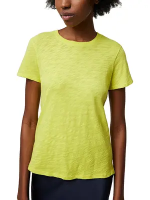 ATM Anthony Thomas Melillo ATM Anthony Thomas Melillo Schoolboy Crewneck Tee Chartreuse
