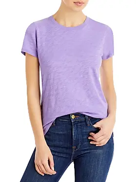 ATM Anthony Thomas Melillo ATM Anthony Thomas Melillo Schoolboy Crewneck Tee Iris