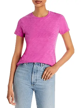 ATM Anthony Thomas Melillo ATM Anthony Thomas Melillo Schoolboy Crewneck Tee Orchid