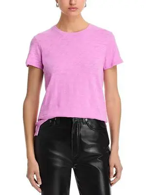 ATM Anthony Thomas Melillo ATM Anthony Thomas Melillo Schoolboy Crewneck Tee Petunia