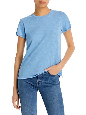 ATM Anthony Thomas Melillo ATM Anthony Thomas Melillo Schoolboy Crewneck Tee Ps16 Blue