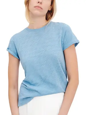 ATM Anthony Thomas Melillo ATM Anthony Thomas Melillo Schoolboy Crewneck Tee Summer Sky
