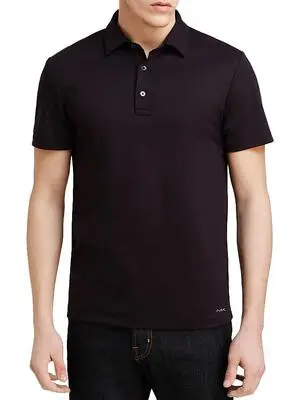 Michael Kors Sleek Slim Fit Polo Shirt - Black